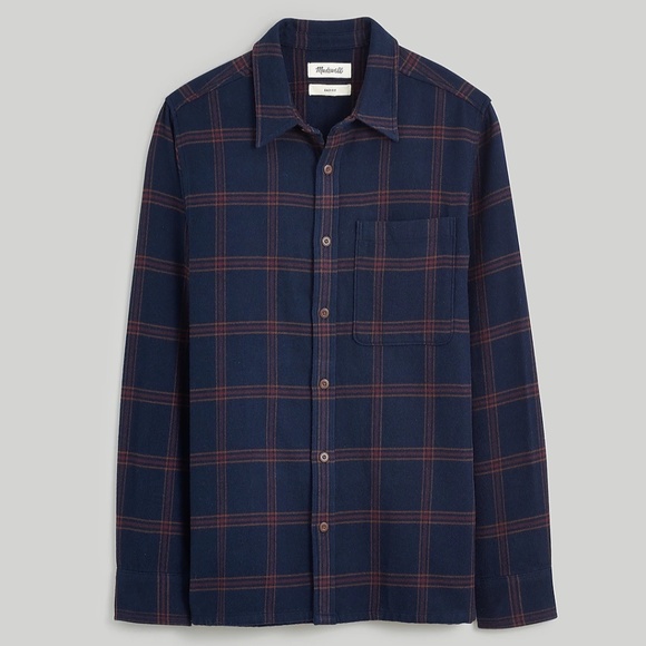 Madewell | Shirts | New Madewell Mens Sunday Flannel Easy Longsleeve ...